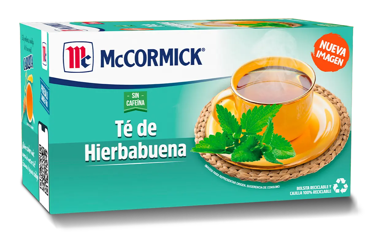 Sobres de té de hierbabuena McCormick