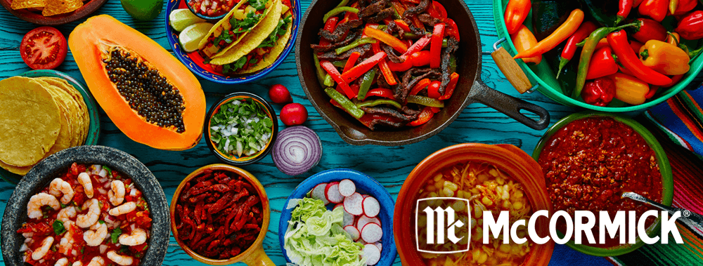 Especias usadas en platillos mexicanos con McCormick