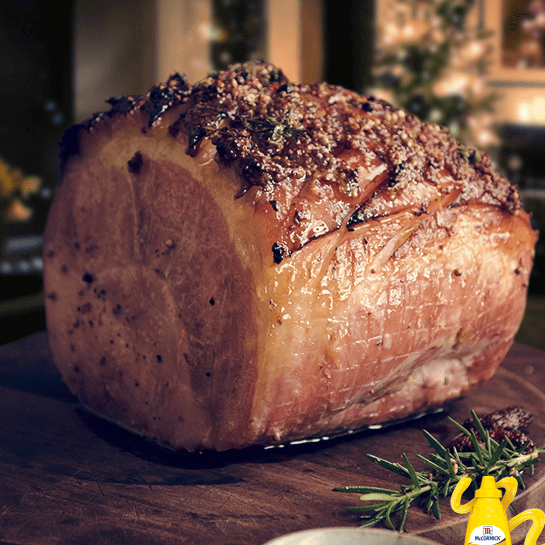 Jamón al Horno con Miel y Especias