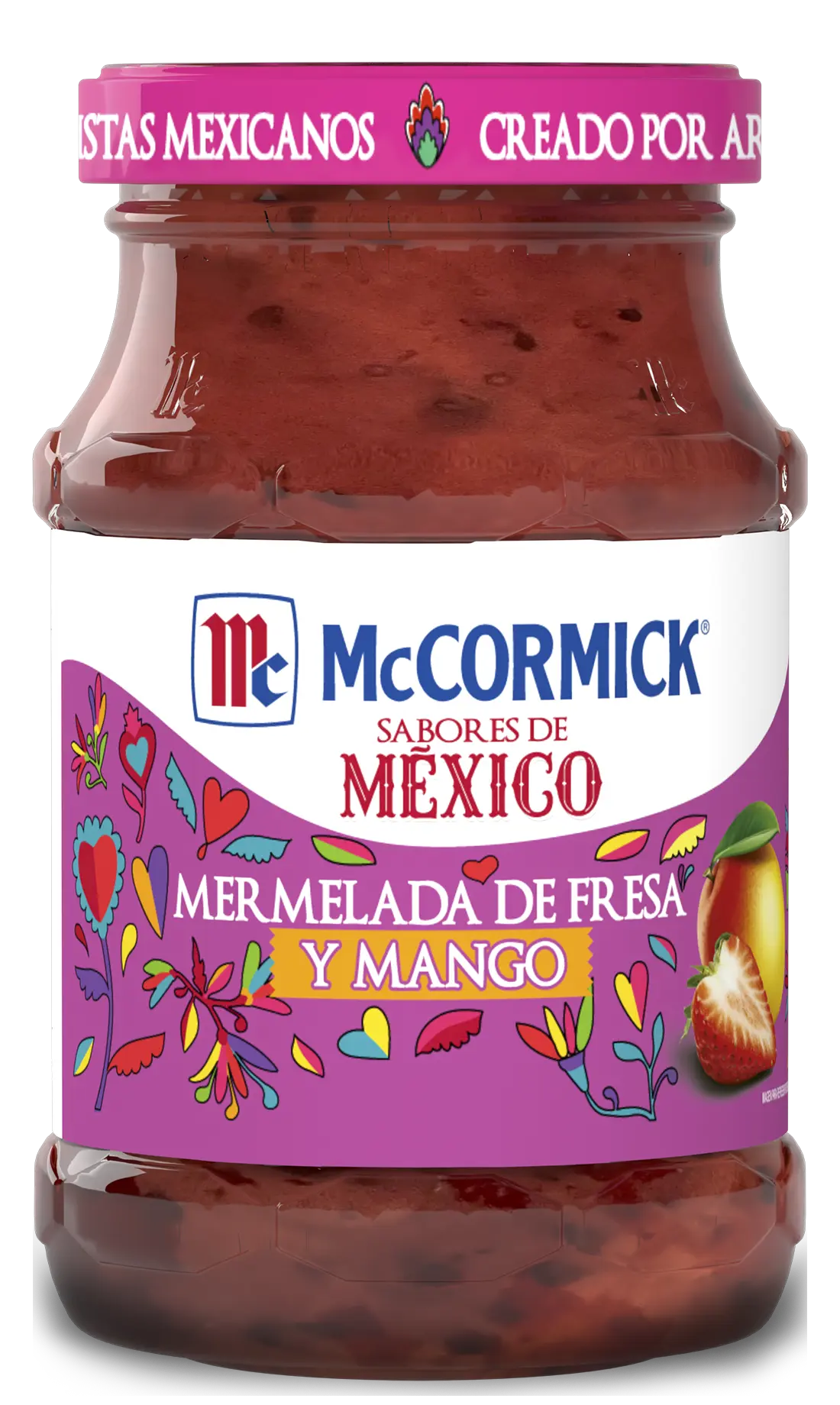 Frasco de mermelada de fresa y mango McCormick