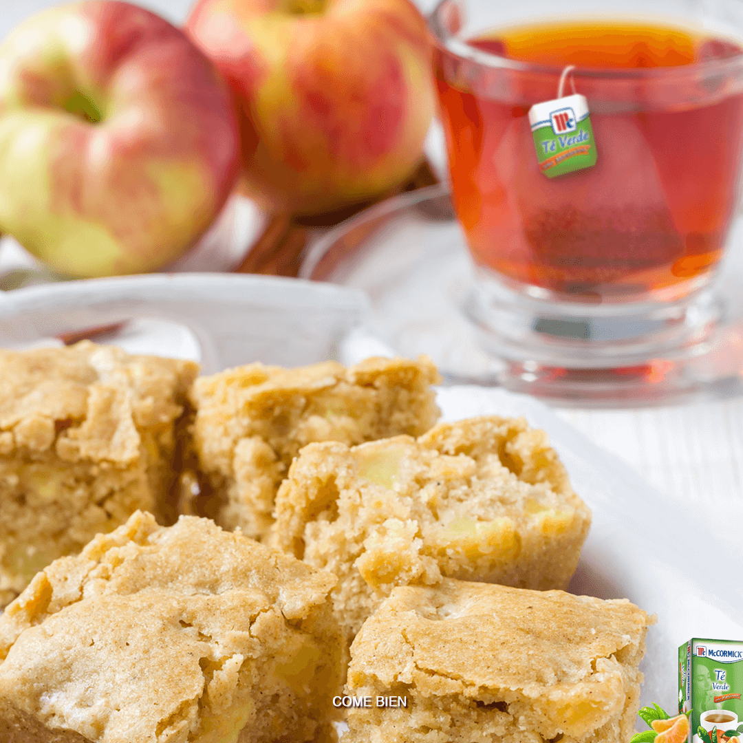 BLONDIES DE TÉ VERDE SABOR MANDARINA