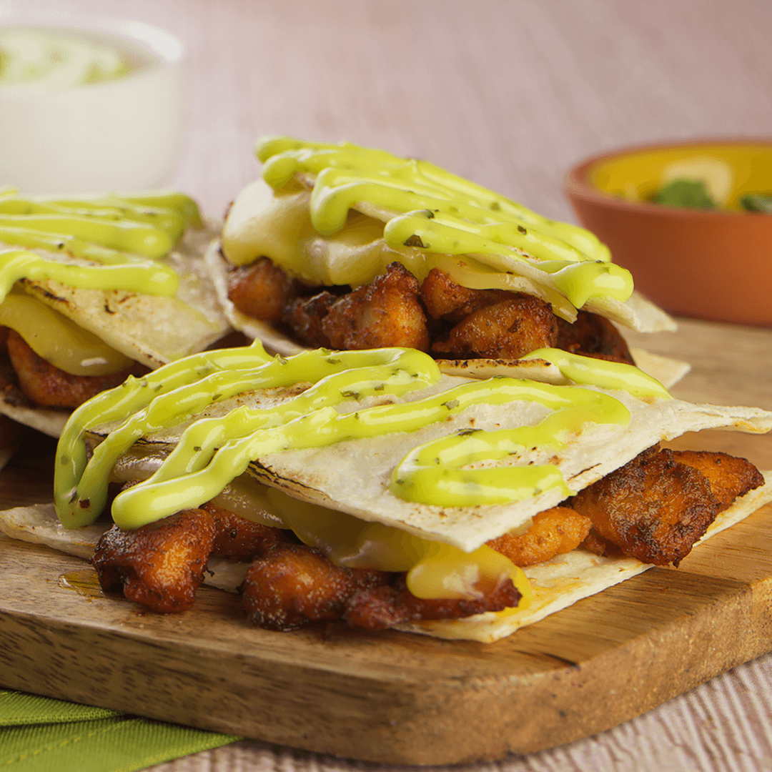 GRINGA DE PESCADO AL PASTOR CON ESPECIAS