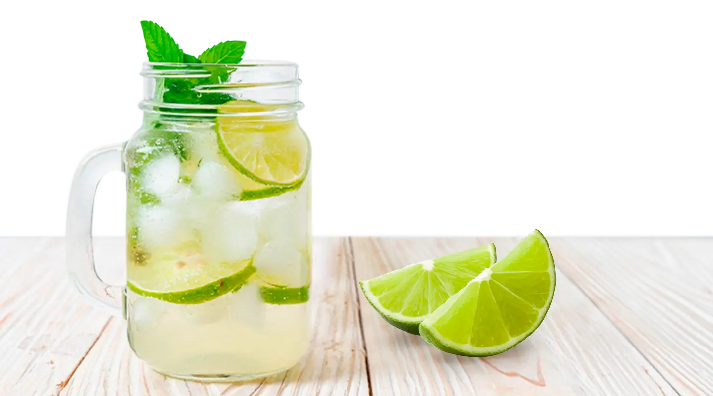 Infusión en Frío de Limón con Jengibre