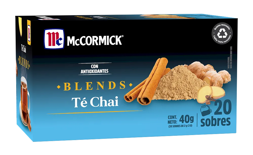 Sobres de Té Chai McCormick