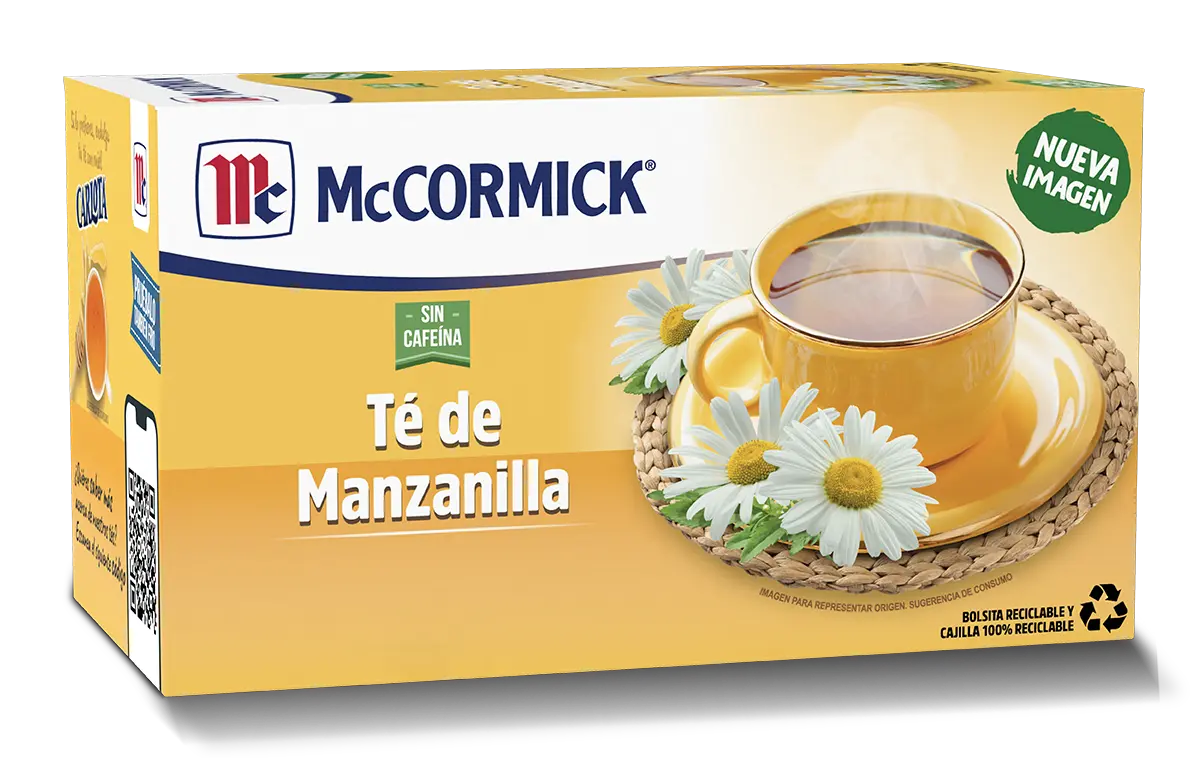 Caja De Sobres De Té De Manzanilla
