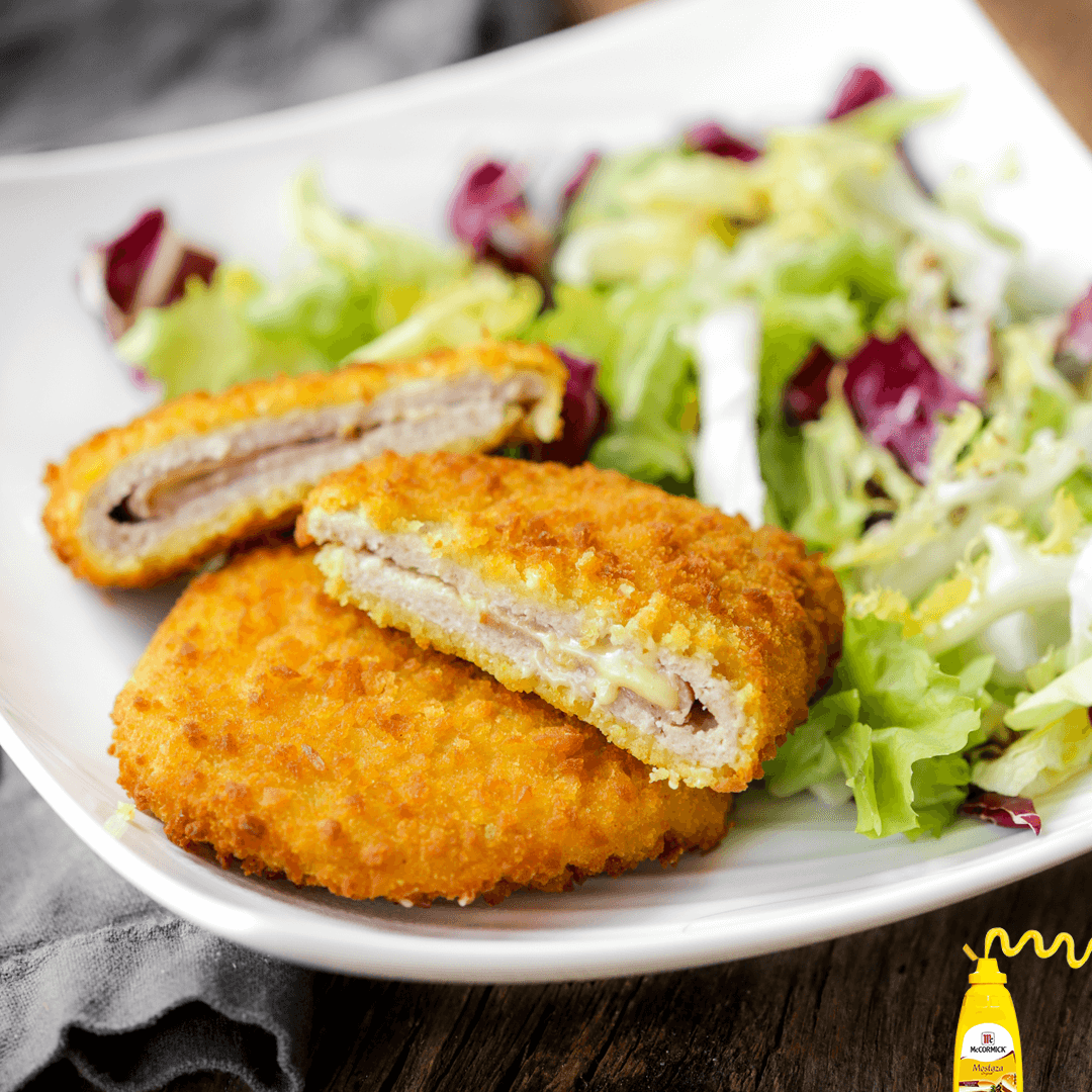 PECHUGAS A LA CORDON BLEU CON MOSTAZA