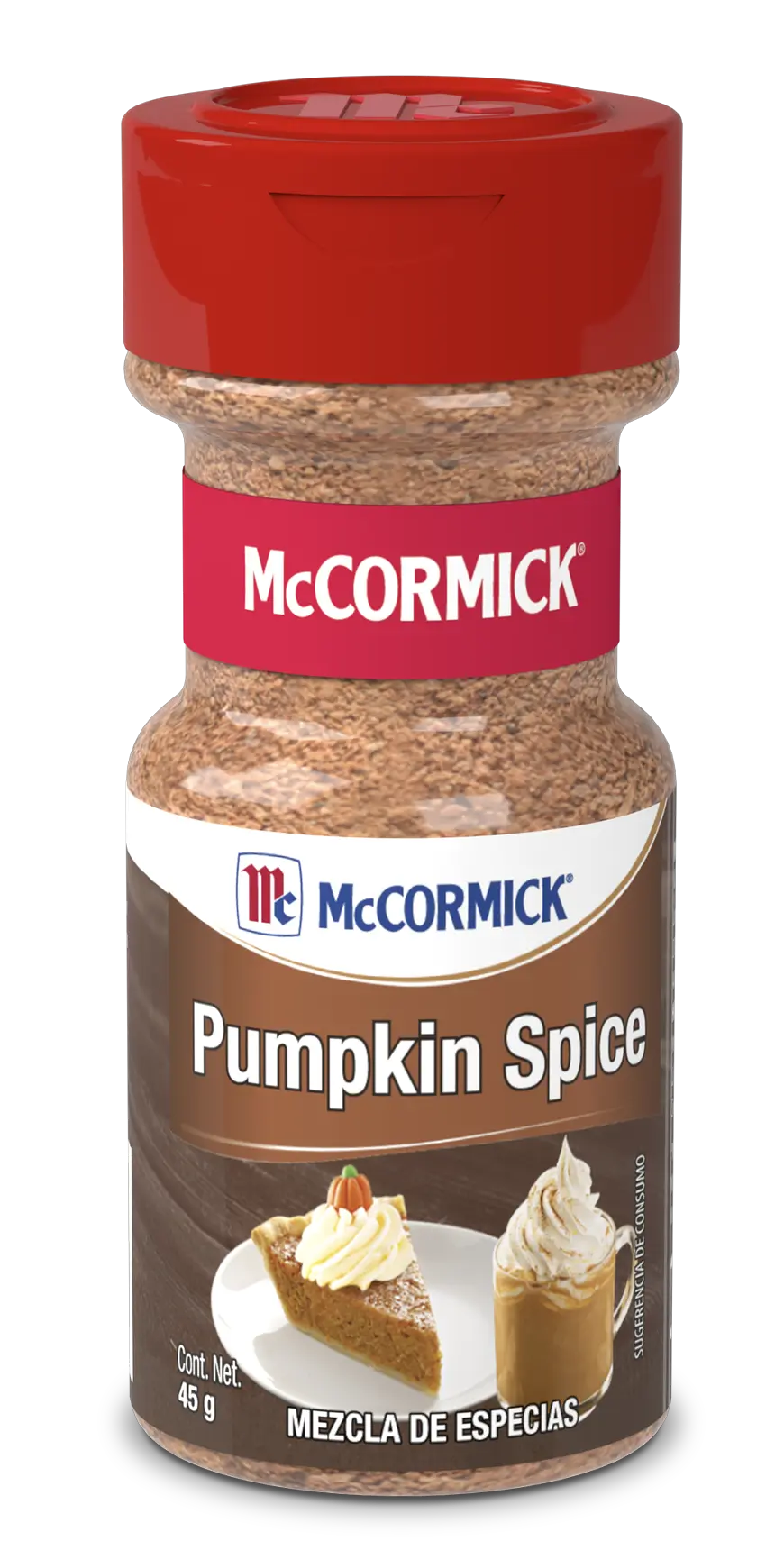 Frasco de pumpkin spice McCormick